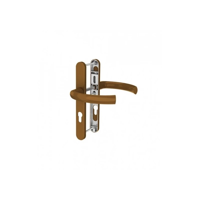Maner usa de exterior 92 x 32 mm cu sild, cu arc, culoare Bronz ...