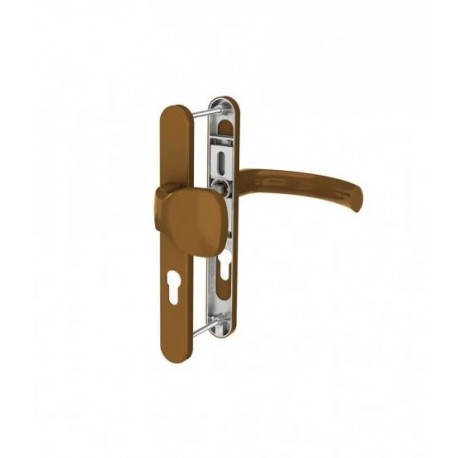 Maner usa de exterior 92 x 32 mm sild si buton exterior cu arc culoare ...